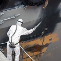 China 50 G/L Marine Boat Bottom Paint For Wood 50-90 Degrees Fahrenheit for sale