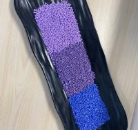 China PP Carrier High Quality Blue Purple Color Plastic Masterbatch Color Granules for sale