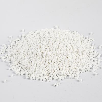 China PP Granules Virgin White Color Masterbatch For Injection Molding And Extrusion for sale