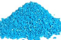China Food Grade High Transparency Blue Color Plastic Masterbatch Granules PP/PE 4% For Plastic Film for sale