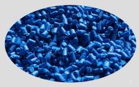 China Food Grade High Transparency Blue Color Plastic Masterbatch Granules PP/PE 4% For Plastic Film for sale