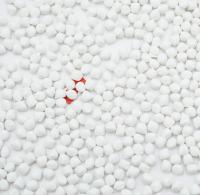 China Food Grade White Plastic Masterbatch Granules PE LDPE Resin Thermoforming Injection Molding for sale