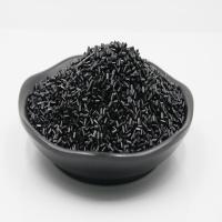 China Food Grade Black Plastic Masterbatch Granules PE LDPE Resin Thermoforming Injection Molding for sale