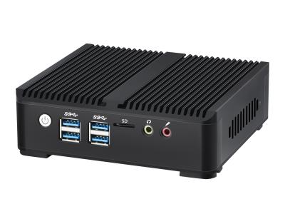 China 2 x Lan Industrial PC Firewall N5105/N100/N200 Fanless Mini Desktop Computer, Support 2.4G/5G Dual WiFi for sale