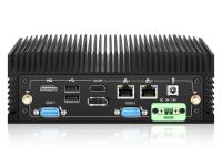 China 2 x COM232/485 i3/i5/i7 12th/13th gen 2x 2.5Gbe LAN Fanless  IPC BOX PC 16GB DDR5 512GB SSD for sale