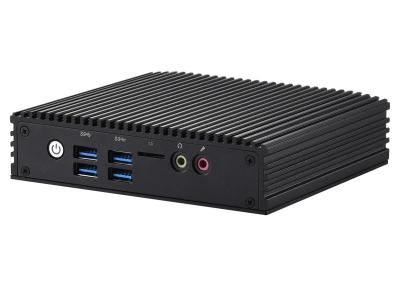 China Dual Lan Embedded Industrial PC N5105/N100/N200 Fanless Mini Desktop Computer, WiFi 6 for sale