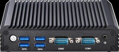 China Dual COM Dual Lan Embedded Industrial PC J6412 Fanless Mini Desktop Computer, WiFi 6 for sale