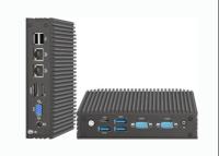 China GPIO 2 COM 2 Lan Embedded Industrial PC N100 Fanless Mini Desktop Computer, WiFi 6 for sale