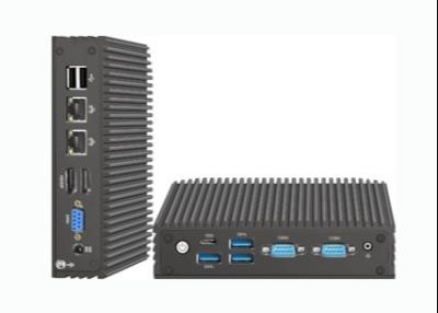 China GPIO 2 COM 2 Lan Embedded Industrial PC N100 Fanless Mini Desktop Computer, WiFi 6 for sale