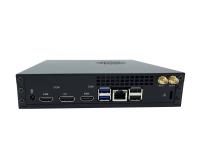 China J1900 Thin Mini PC Noiseless , Fan Cooling Type Bare Bones Mini PC Black Shell for sale