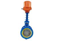 China Double Flange Oil Gas Valve Triple Eccentric Butterfly Valve With Replaceable Seated for sale