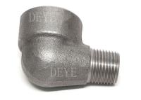 China Threaded NPT High Pressure Pipe Fittings street elbow With 3000LBS 6000LBS for sale