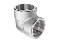 China 90 Deg High Pressure Pipe Fittings Stainless Steel Socket Ends High Pressure Elbow for sale