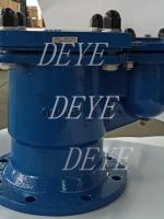 China Cast Ductile Iron Water Valve Double Function Air Release Valve With Flange Ends for sale