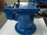China Cast Ductile Iron Water Valve Double Function Air Release Valve With Flange Ends for sale