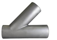 China WYE Welded Carbon Steel Pipe Fittings Y Lateral Tee With ANSI B16.9 for sale