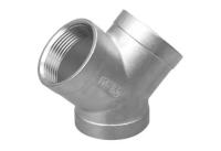 China 150PSI Stainless Steel Threaded Y WYE Tee for pipefittings use for sale