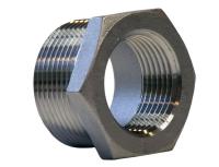 China SS304 SS201 SS316 SS Threaded Pipe Fittings For Hex Bushing for sale