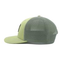 China Green Embroidery Patch Trucker Hat With AZO Free Material for sale