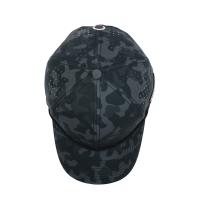 China OEM 6 Panel PVC Rubber Patch Laser Cut Perforate Performance Sports Hat for sale