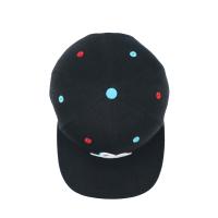 China 6 Panel Flat Brim 3D Embroidery Cotton Snapback Hat for sale
