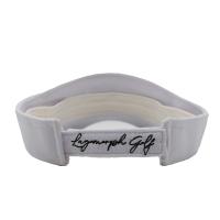 China OEM UV Protect Embroidery White Visor Hat for sale