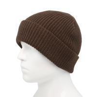 China 100% Acrylic Unisex Beanie Hat Custom Color Solid Winter Headwear One Size for sale