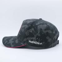 China UPF50 Laser Cut Baseball Cap 5 Panel UV Protection Performance Hat Custom Size 56-60cm for sale