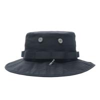 China Unisex Custom Outdoor Fishing Boonie Hat Waterproof Polyester 58cm Bucket Hat for sale