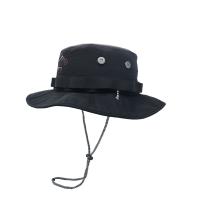 China Unisex Custom Outdoor Fishing Boonie Hat Waterproof Polyester 58cm Bucket Hat for sale