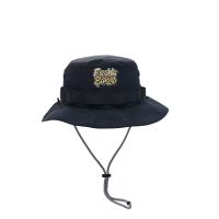 China Unisex Custom Outdoor Fishing Boonie Hat Waterproof Polyester 58cm Bucket Hat for sale