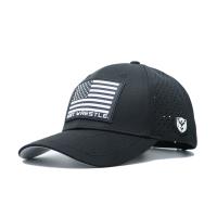 China Custom Waterproof Laser Cut Perforated UPF50 Sun Protect Mesh Hat With Color Blocking for sale