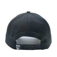 China Custom Waterproof Laser Cut Perforated UPF50 Sun Protect Mesh Hat With Color Blocking for sale