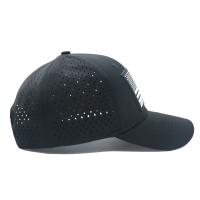 China Custom Waterproof Laser Cut Perforated UPF50 Sun Protect Mesh Hat With Color Blocking for sale