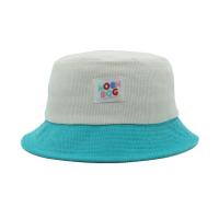 China Custom Linen Bucket Hat with Satin Lining Two-Tone Fishing Hat for Outdoor Vacation for sale