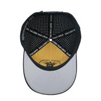China Custom Waterproof Laser Cut Perforated UPF50 Sun Protect Mesh Hat With Color Blocking for sale