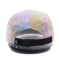 China Custom Unisex 5-Panel Tie-Dye Cotton Camp Sport Running Hat Cap Fast Drying 56-60cm Adult Size for sale