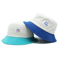 China Custom Heat-Transfer Printed Bucket Hat 100% Cotton Outdoor Fishing Boonie Hat for Vacations for sale