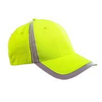China Custom Reflective Running Hat 100% Polyester Adjustable Size 58cm Heat Transfer Print for sale