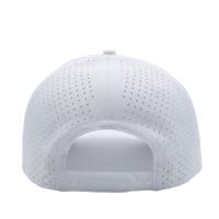 China Unisex Custom Logo 5 Panel Laser Cut Performance Golf Cap Waterproof Hat 56-60cm for sale
