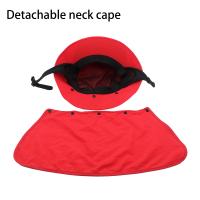 China Unisex Wide Brim Bucket Hat with Neck Cover UPF 50+ Sun Protection for Hiking Beach Fishing 58cm for sale