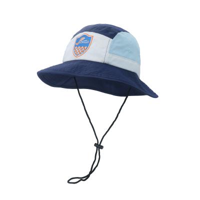 China Unisex Wide Brim Bucket Hat Waterproof Nylon Sun Protection for Hiking Beach Fishing 58cm for sale