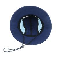 China Unisex Wide Brim Bucket Hat Waterproof Nylon Sun Protection for Hiking Beach Fishing 58cm for sale