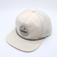 China Custom 5 Panel Waterproof Sport Rope Perforated Hat for Cycling Camp 56-60cm for sale
