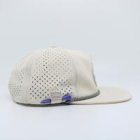China Custom 5 Panel Waterproof Sport Rope Perforated Hat for Cycling Camp 56-60cm for sale