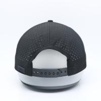 China Waterproof Laser Cut Golf Hat with Flocking Embroidery 56-60cm Adult Size for sale