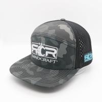 China Striped Waterproof Hat Camo Performance Hat 6 Panel Breathable Camo Baseball Cap for sale