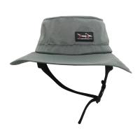 China Custom Rubber Patch Hat with Chin Strap Nylon Fabric Sun Protection Surfing Hat 58cm for sale