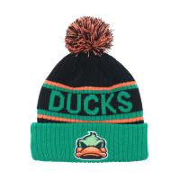 China Custom Embroidery Pompom Beanie Fleece Lined Winter Hat 58cm Heat Transfer Printing for sale