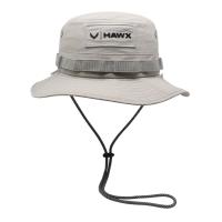 China Solid Pattern Vented Boonie Waterproof Hat Custom Ultrasonic Welding Rubber Patch 58cm for sale